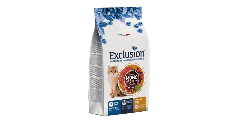 Exclusion Sterilized Beef 1,5kg - Exclusion - Mediterraneo macskatápok